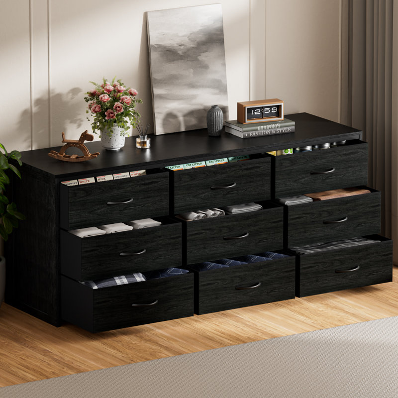 Ebern Designs 63'' W 9-Drawer Dresser & Reviews - Wayfair Canada
